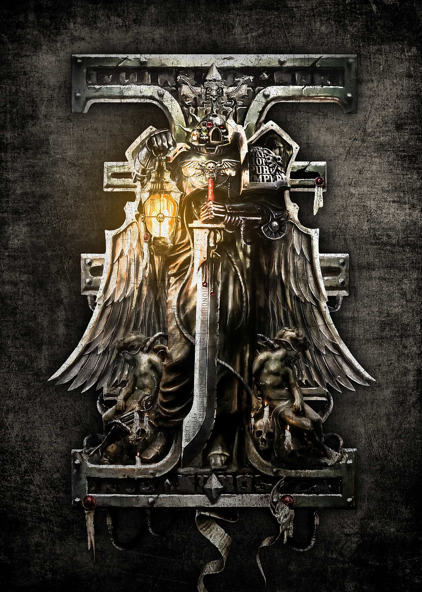'Deathwatch 1' Poster, picture, metal print, paint by Warhammer | Displate
