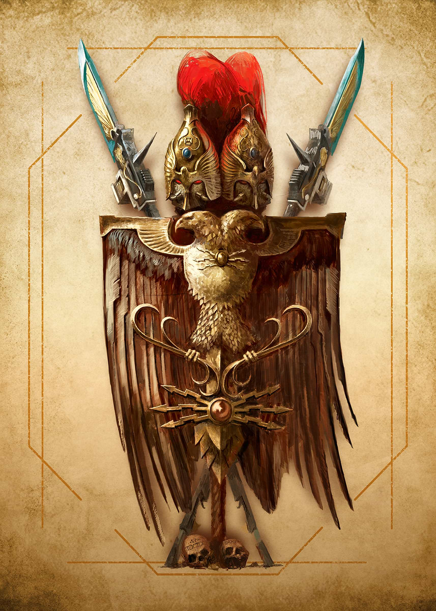 'Adeptus Custodes' Poster, picture, metal print, paint by Warhammer ...