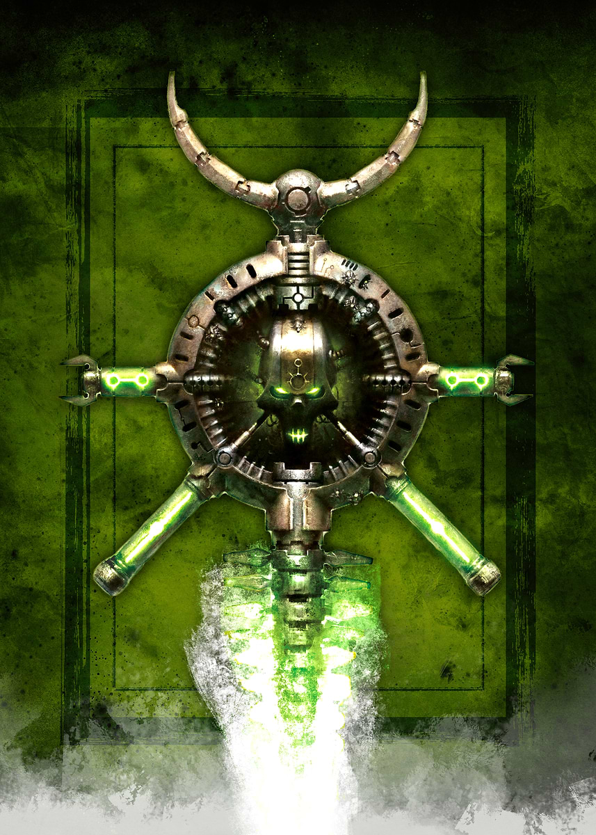 'Necron 2' Poster, picture, metal print, paint by Warhammer | Displate