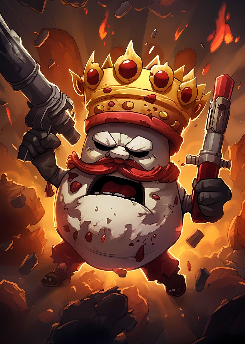 'Brotato video game Gaming' Poster, picture, metal print, paint by ...