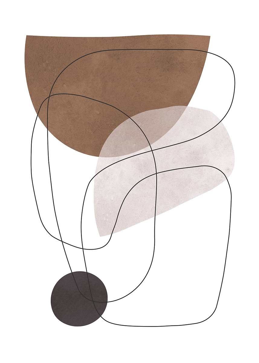 'Lines and shapes 2' Poster, picture, metal print, paint by Vitor Costa ...