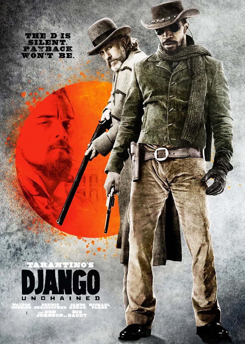 'Django' Poster, picture, metal print, paint by Wall Art | Displate