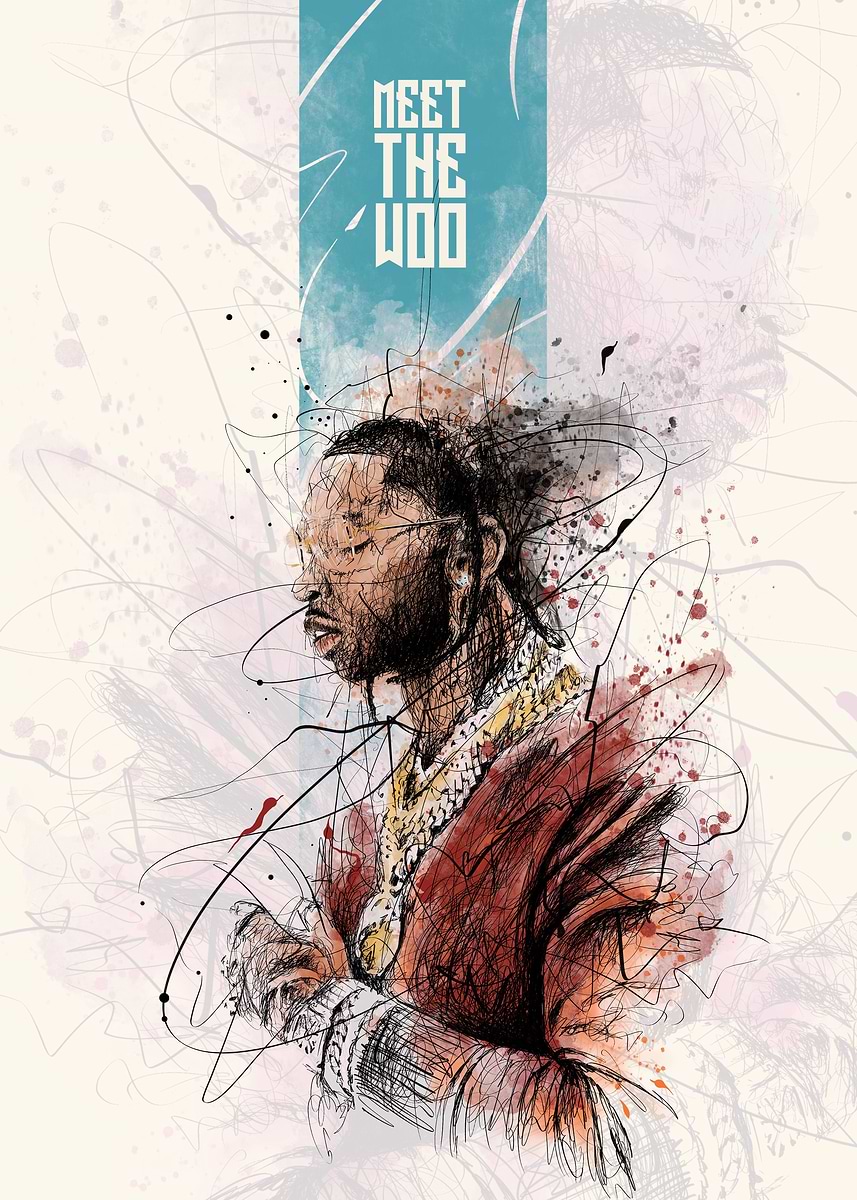 'meet the woo' Poster, picture, metal print, paint by yunur mawan ...