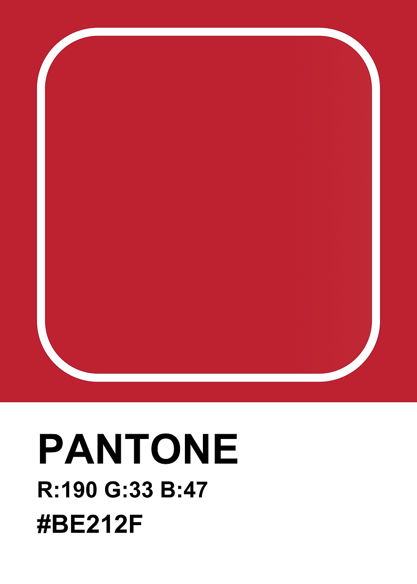 True Red Pantone Coated