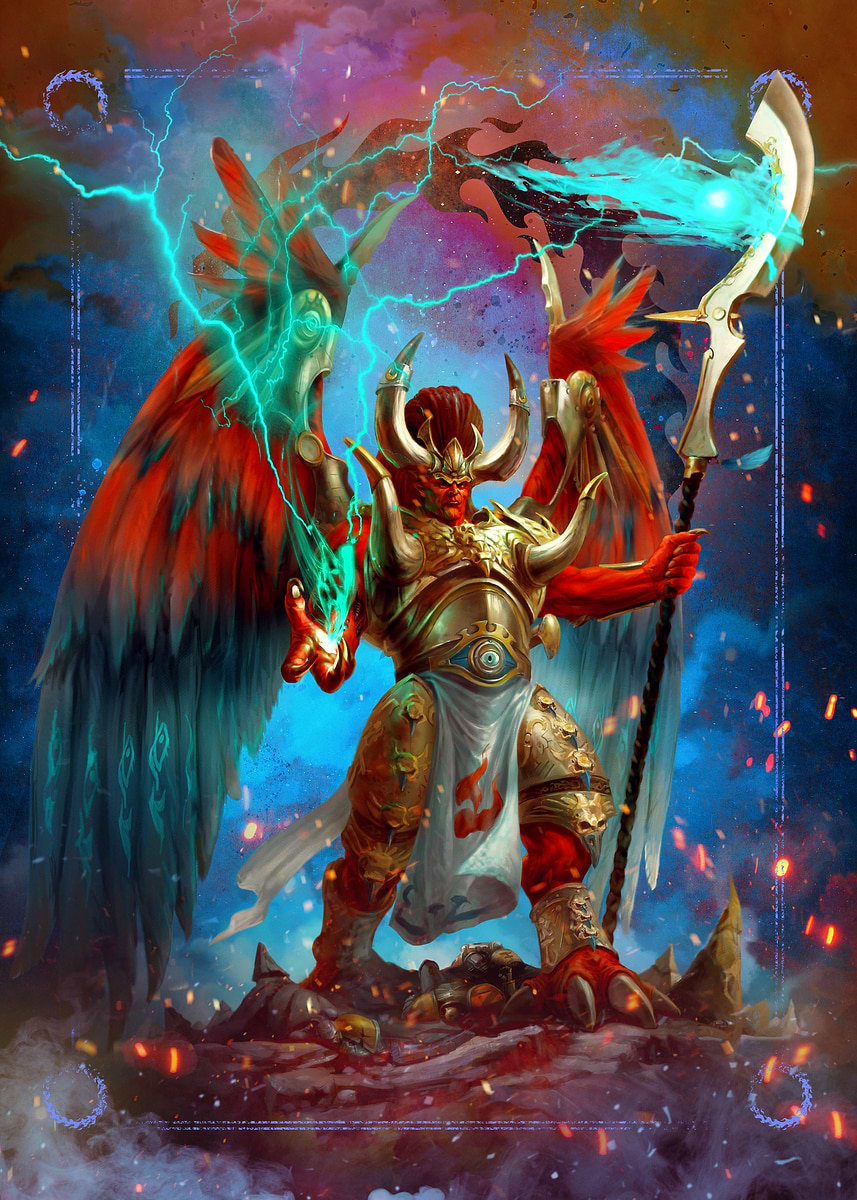 'Magnus the Red' Poster, picture, metal print, paint by Warhammer ...