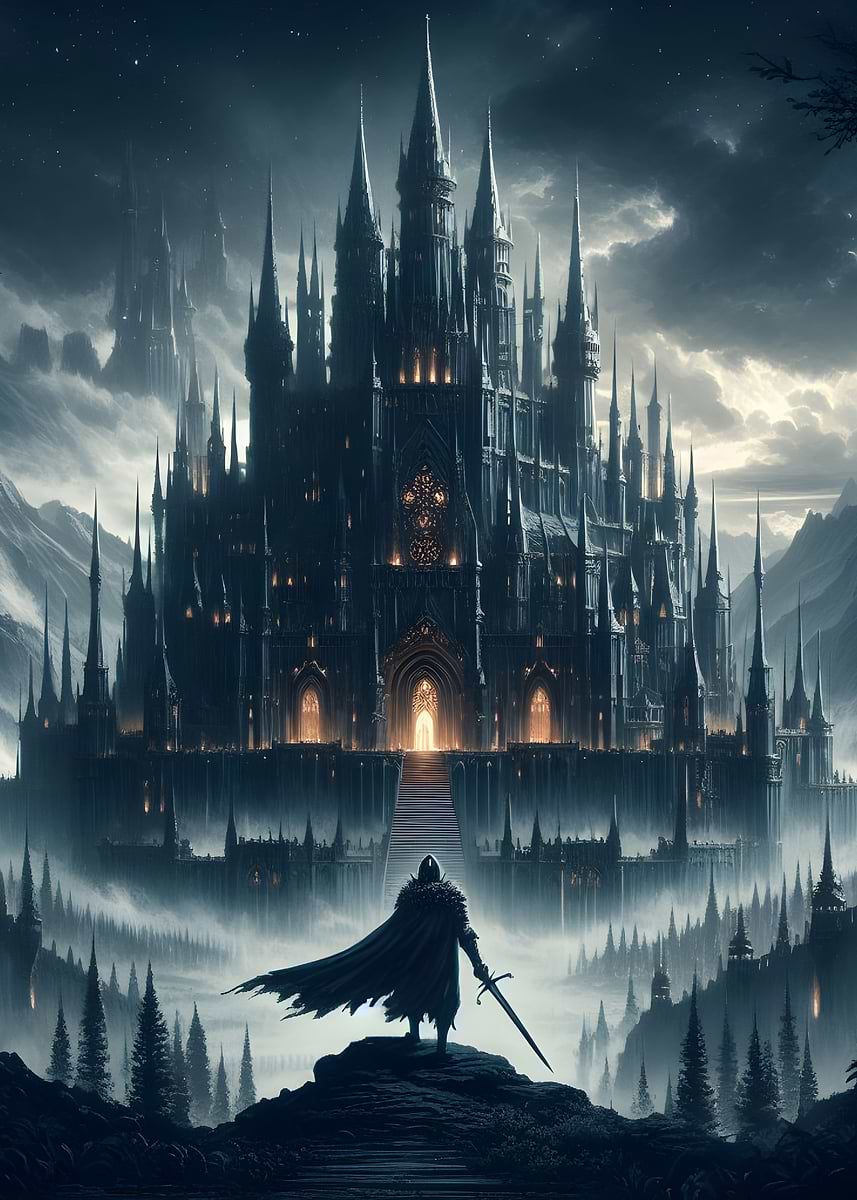 'Dark Knight' Poster, picture, metal print, paint by Loxey | Displate