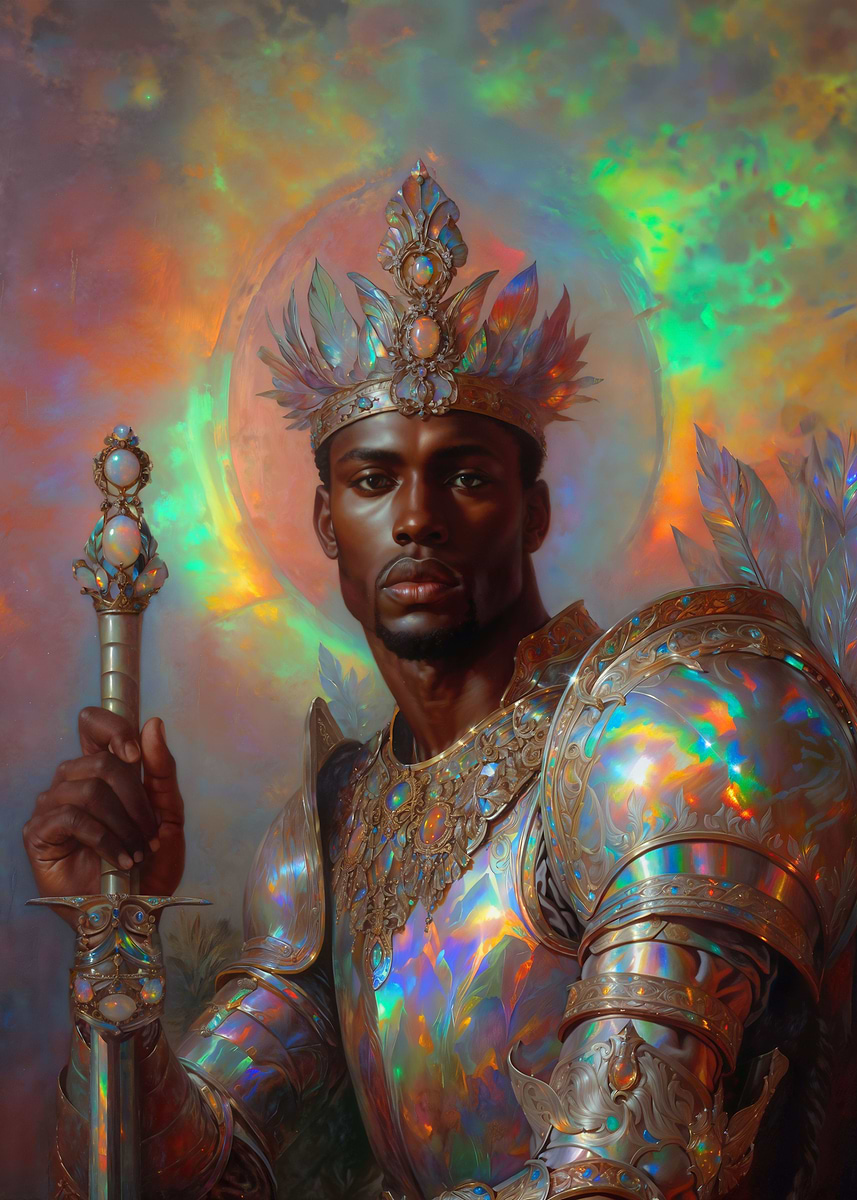 'African Opal Prince' Poster, picture, metal print, paint by ...