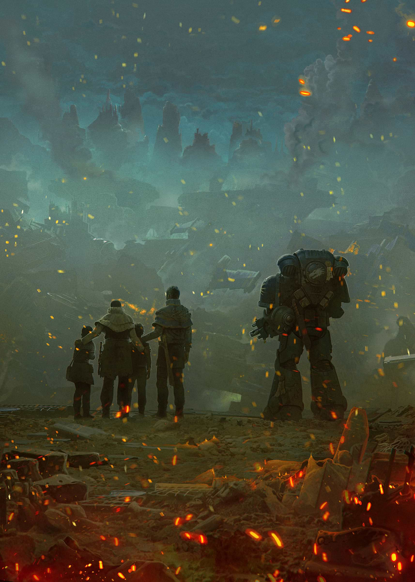 'Pariah Nexus Paradyce Lost' Poster, picture, metal print, paint by ...