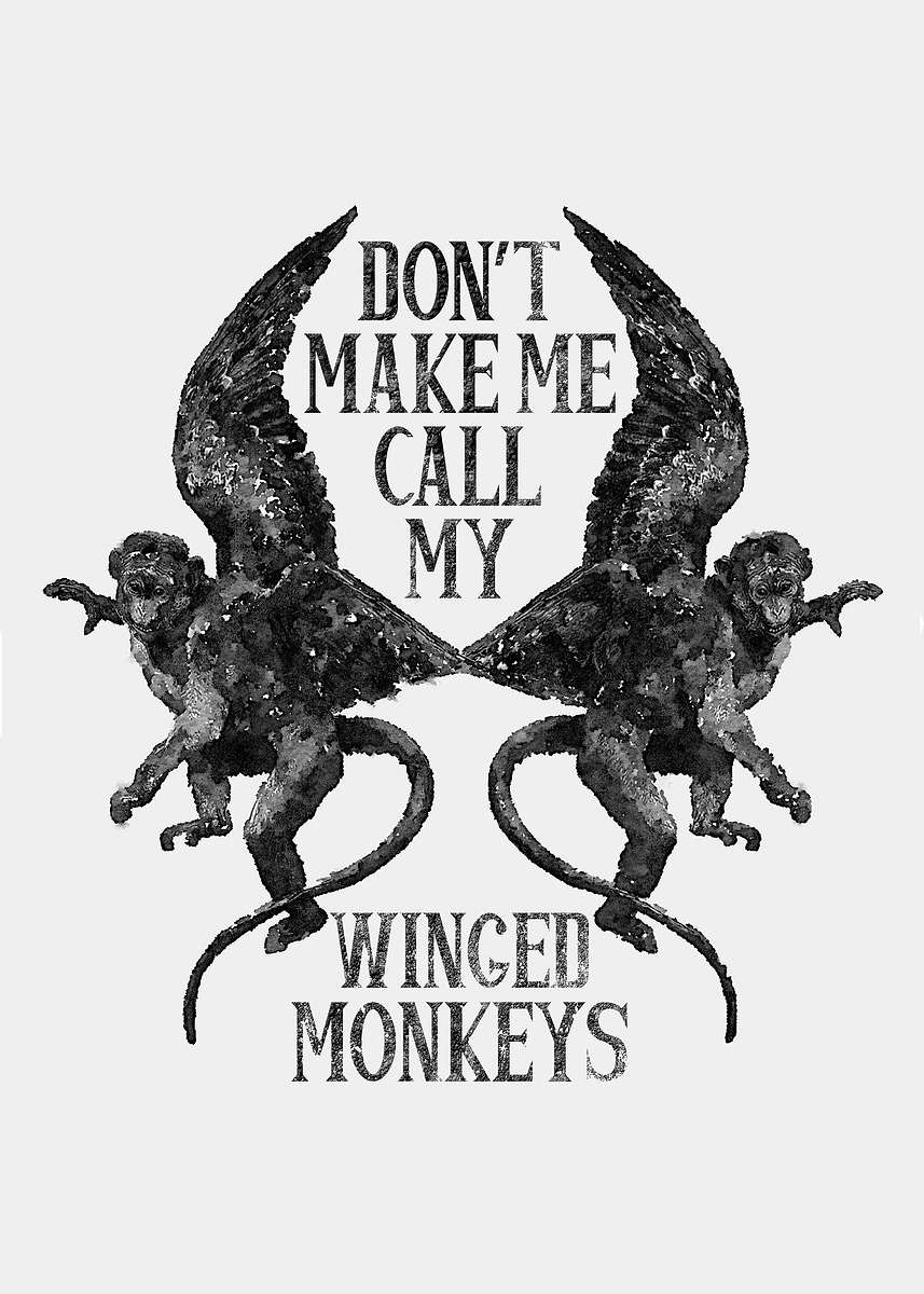 'Winged Monkeys' Poster, picture, metal print, paint by Wizard of Oz ...