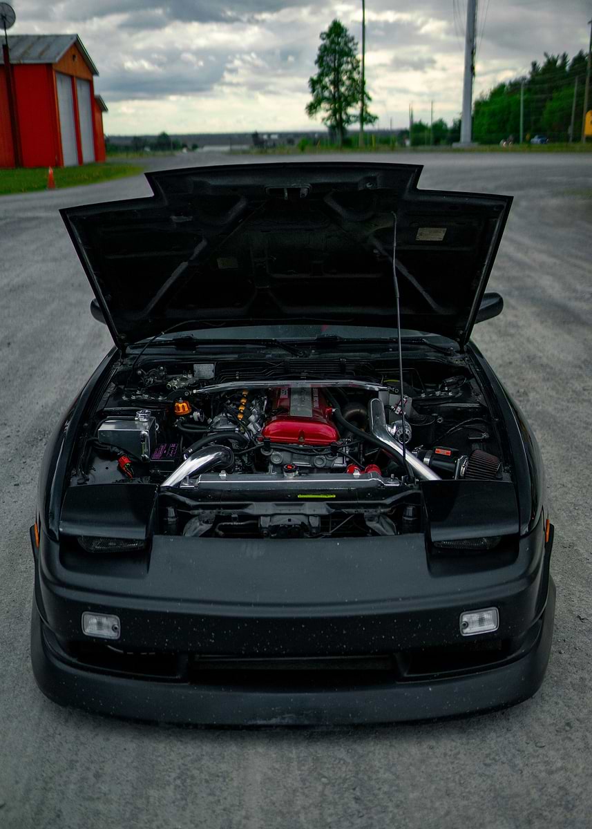 'Nissan 240SX' Poster, picture, metal print, paint by Jason HCK | Displate