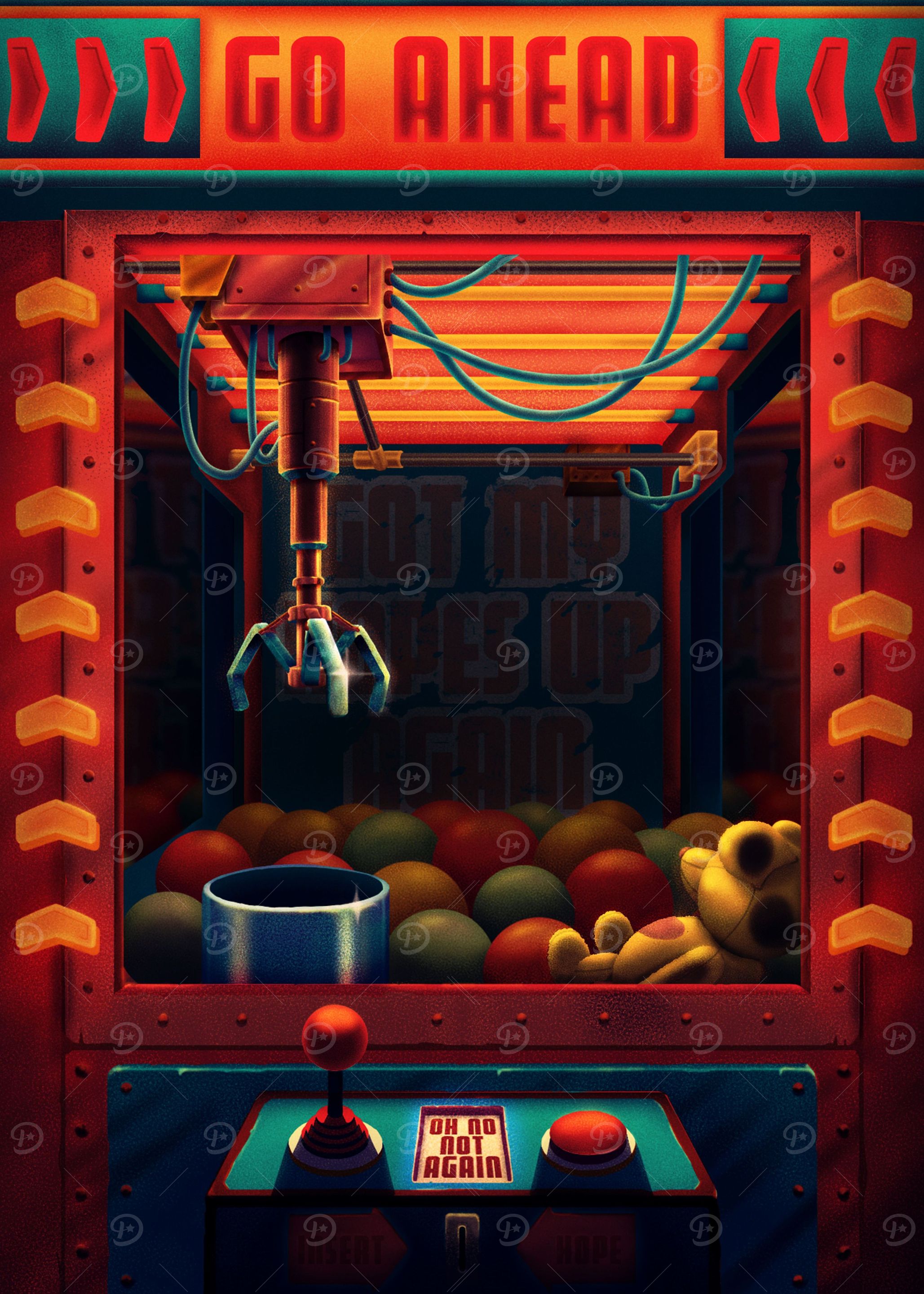 'High Hopes' Poster, picture, metal print, paint by Marcos Abdallah ...