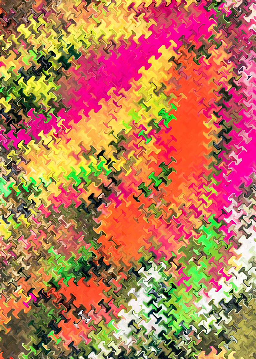 'Pixel background' Poster, picture, metal print, paint by Larisa ...