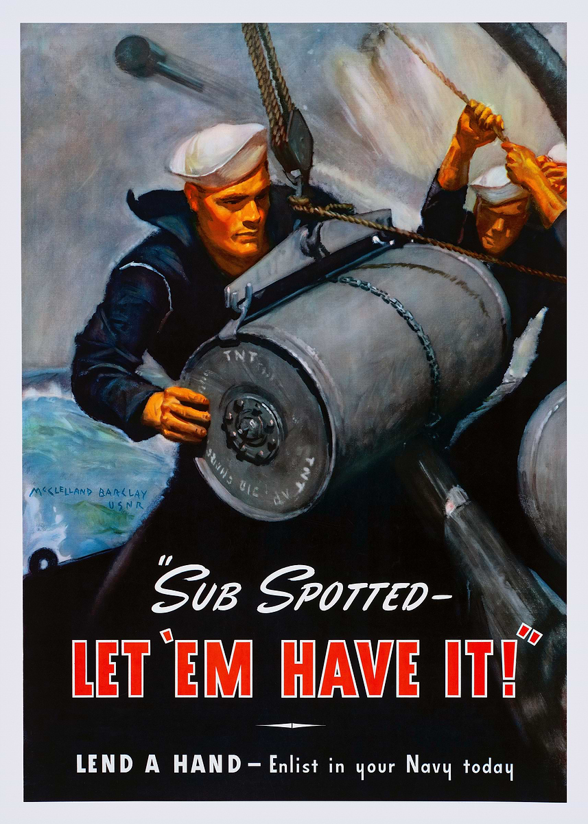 'Sub Spotted ' Poster, picture, metal print, paint by Steel Canvas ...