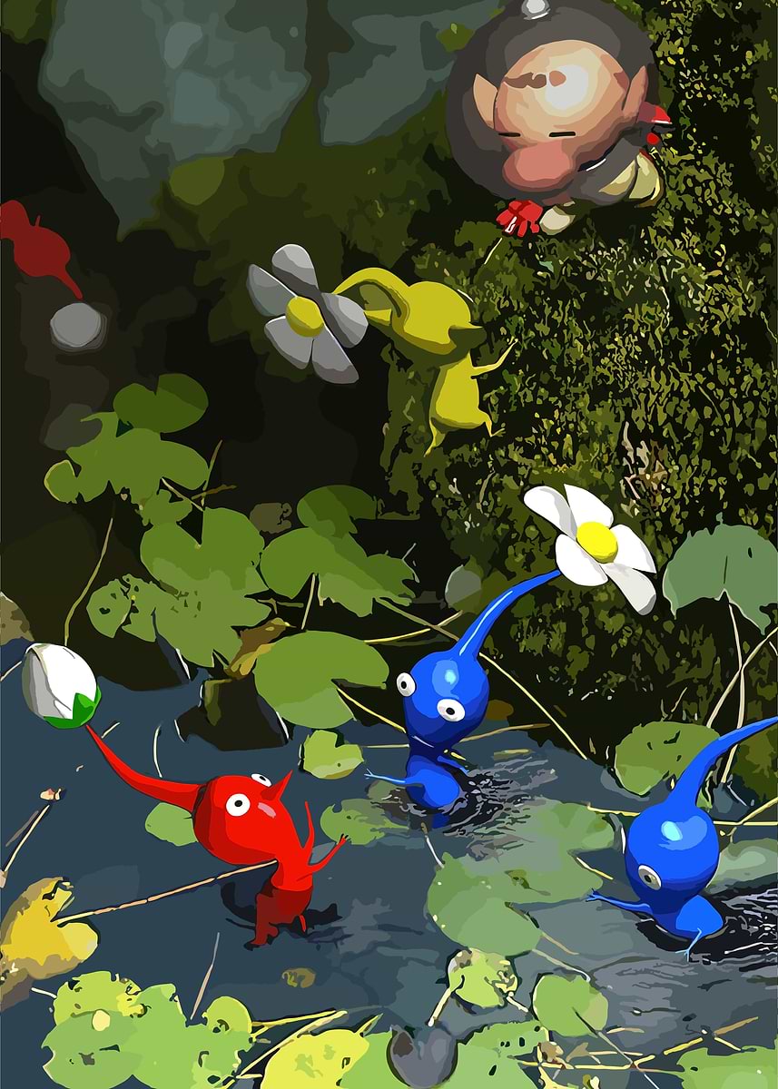 'Pikmin Ant Anime' Poster, picture, metal print, paint by Catherine ...