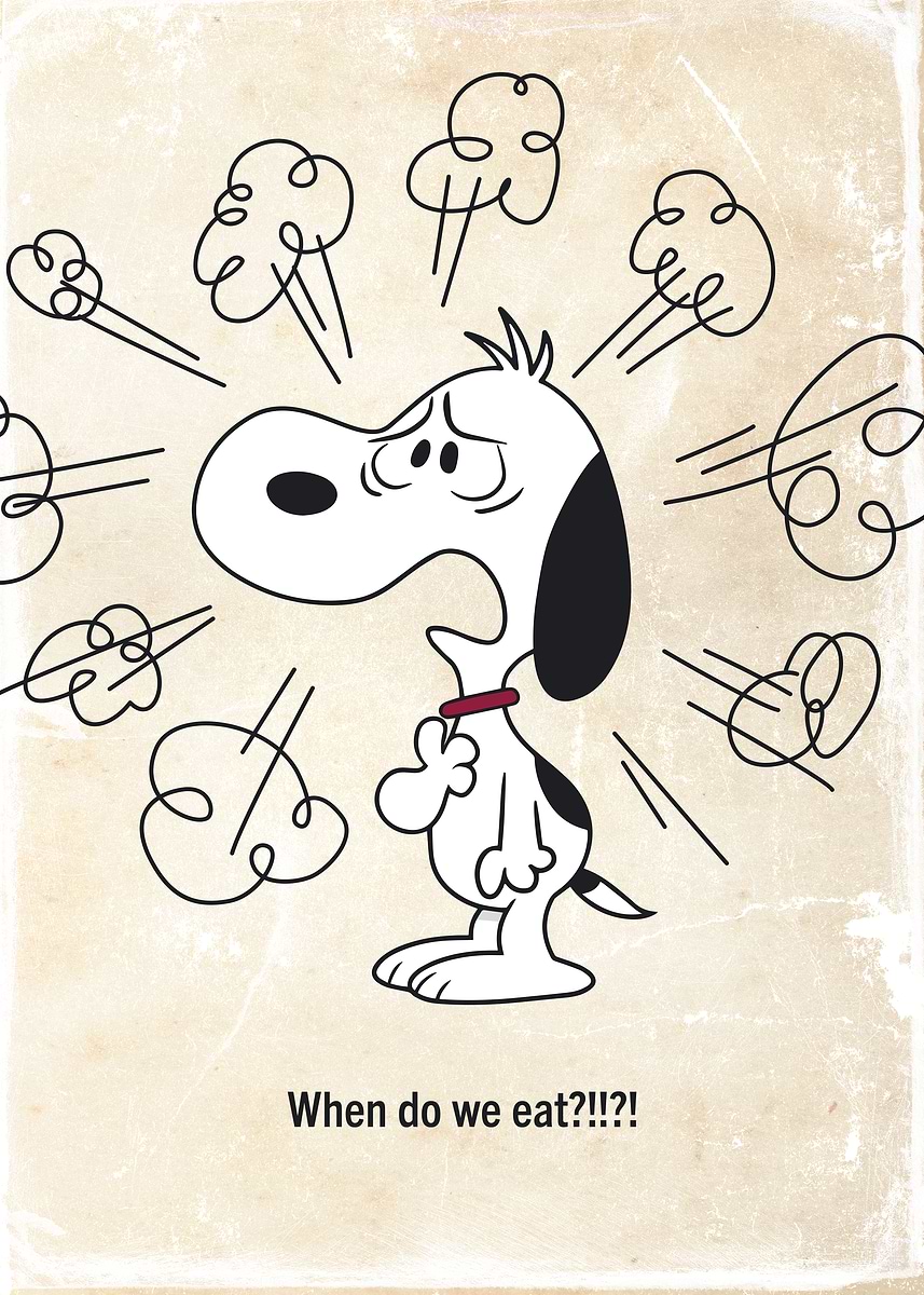 'Angry Snoopy quote' Poster, picture, metal print, paint by Peanuts ...