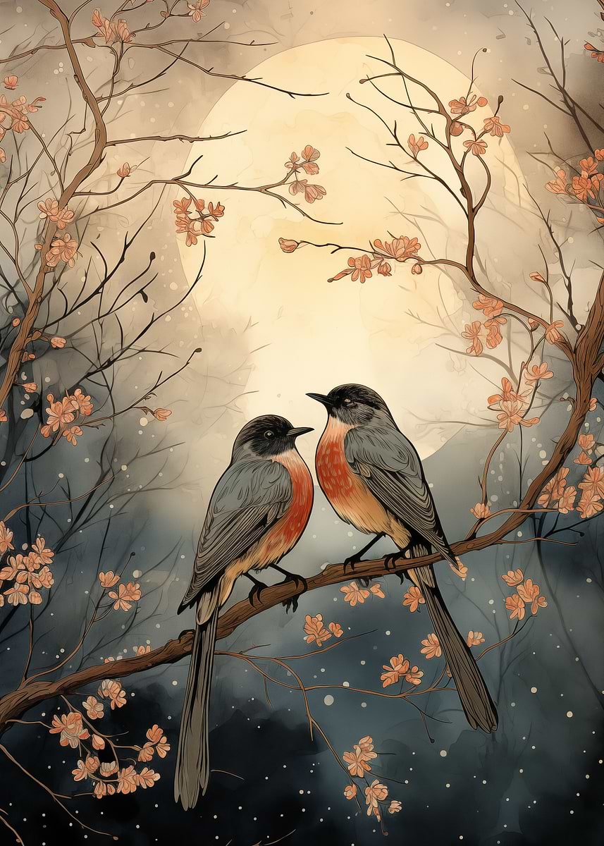 'Robin Bird Sketch Art' Poster, picture, metal print, paint by Wilberto ...