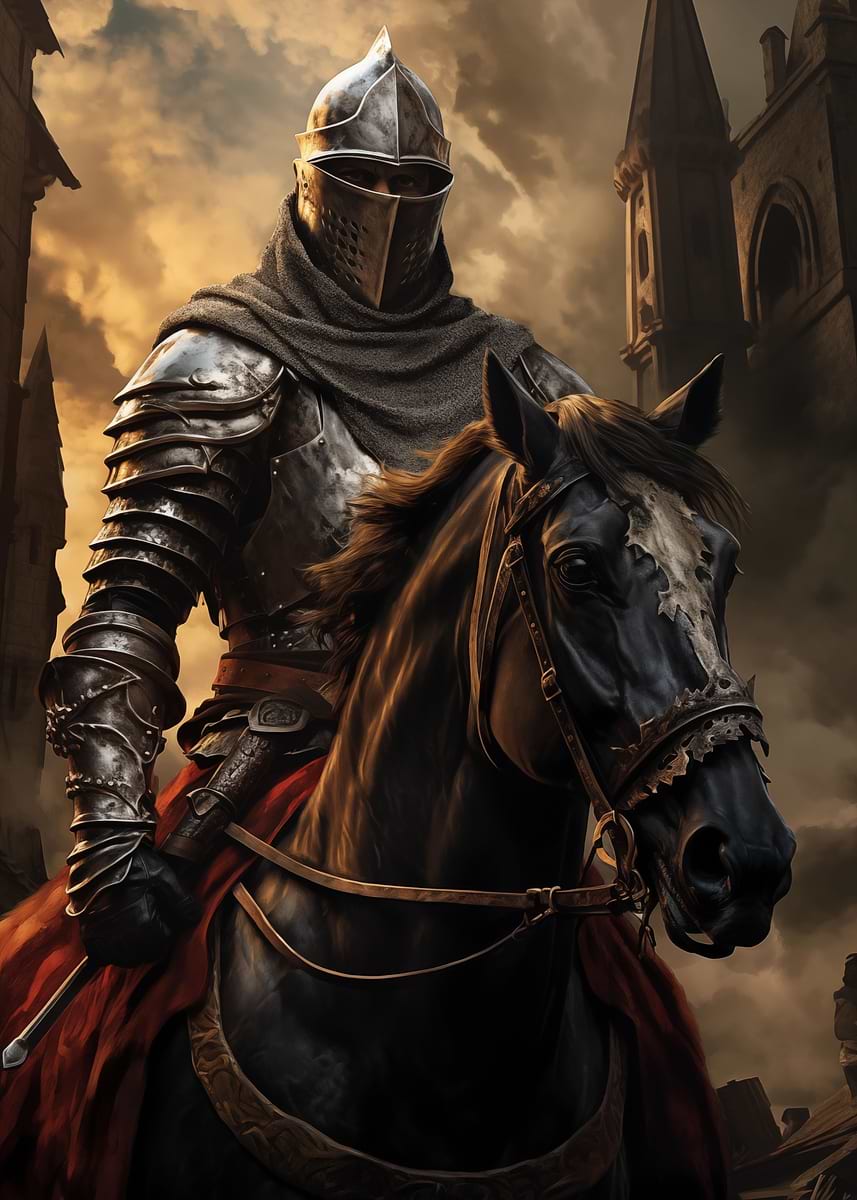 'Cavalry' Poster, picture, metal print, paint by AI Art Architect ...