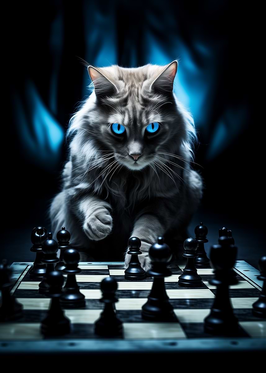 'Master of the Pawns' Poster, picture, metal print, paint by Avalon ...