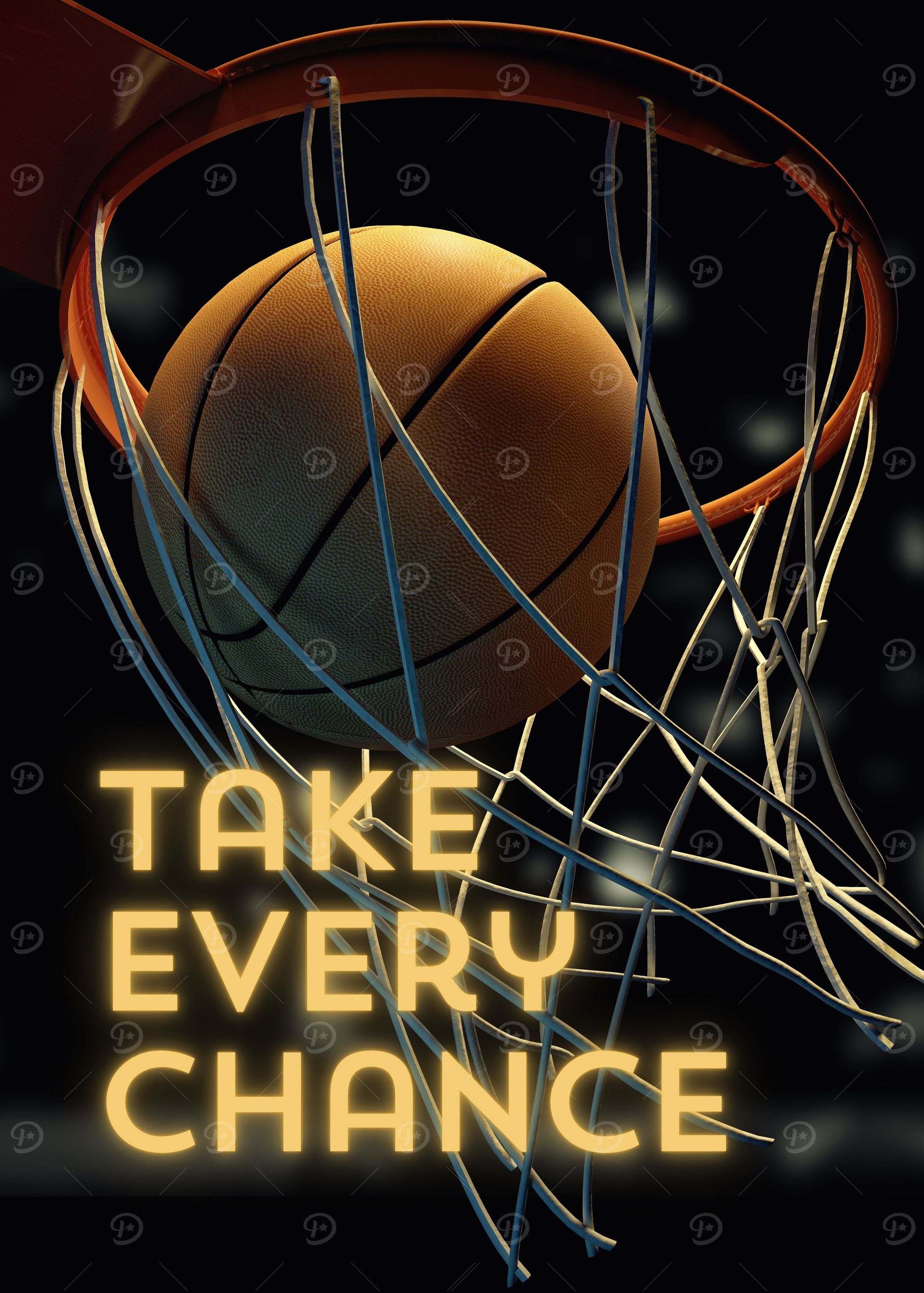 'Take Every Chance' Poster, picture, metal print, paint by Rubina ...