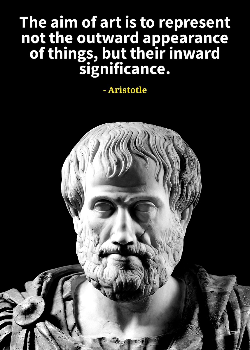 'Aristotle quotes ' Poster, picture, metal print, paint by Yoshhhh ...