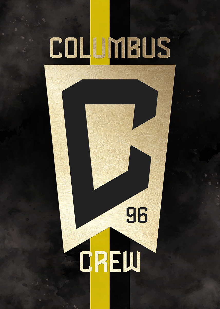 'Columbus Crew' Poster, picture, metal print, paint by Luke Vassel ...