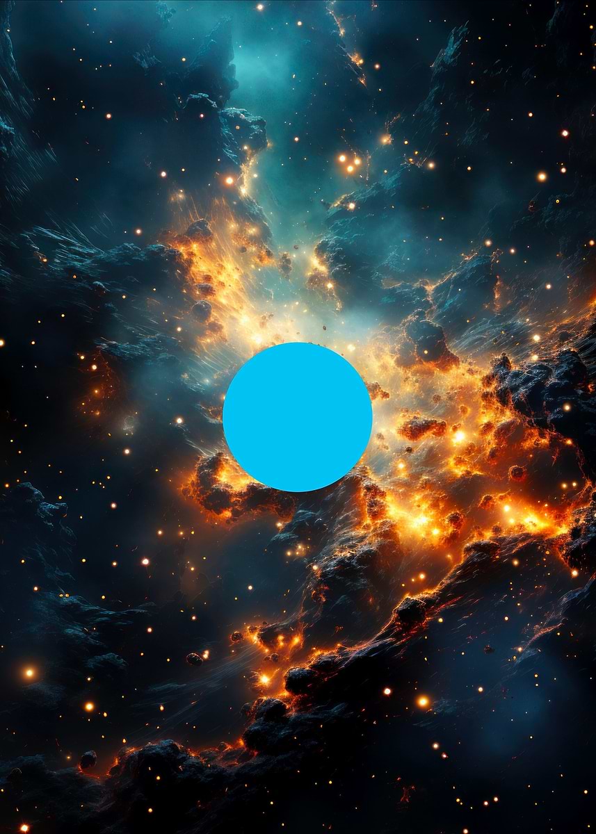 'ZIMA BLUE Cassiopeia' Poster, picture, metal print, paint by Antonio ...