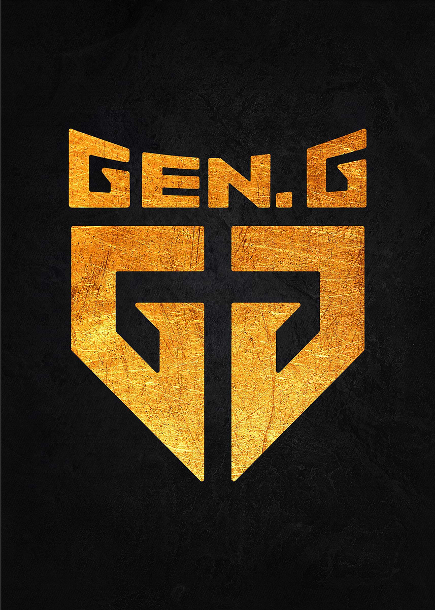 'Gen G Esports Golden' Poster, picture, metal print, paint by Elvira A ...
