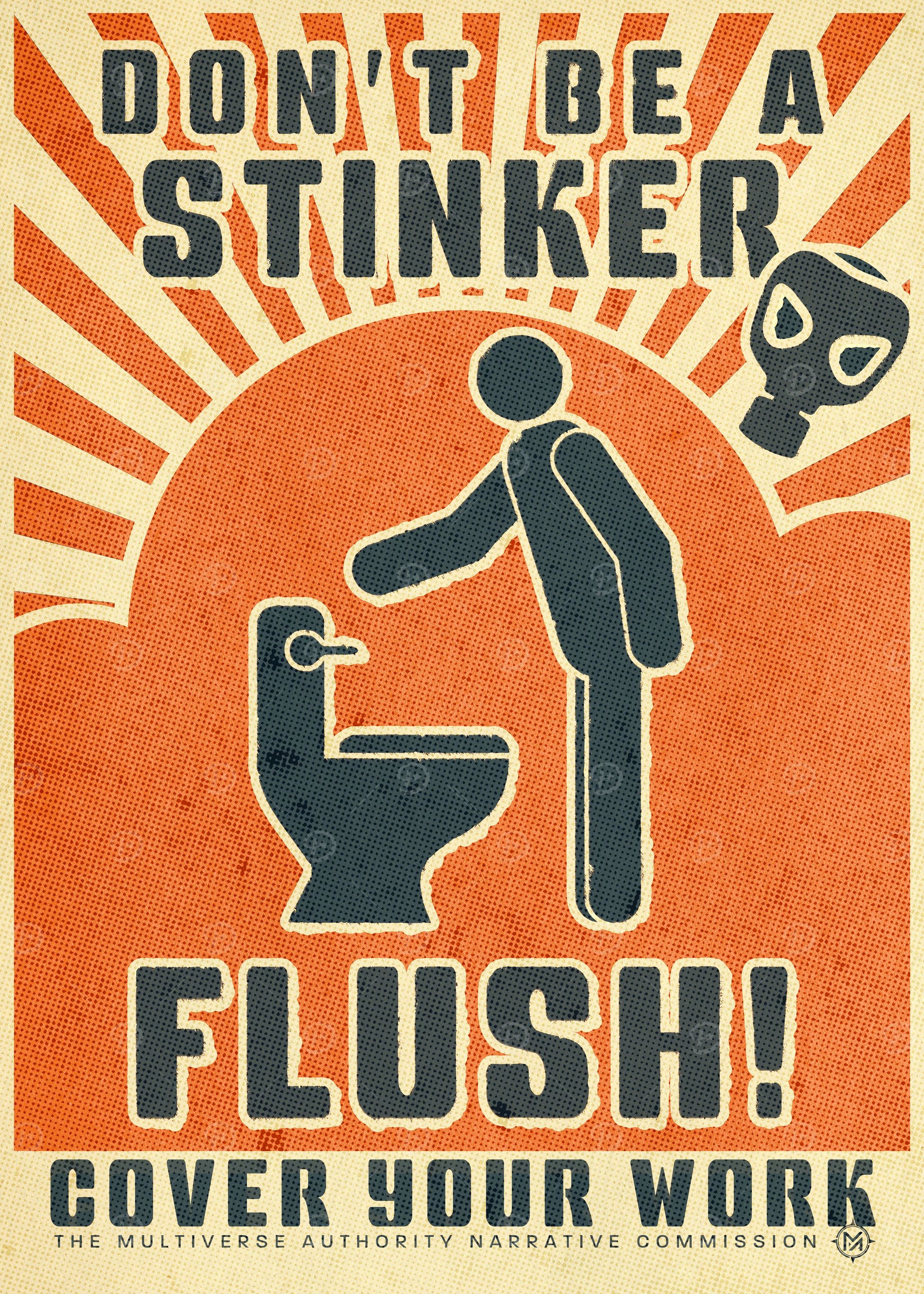 'Flush' Poster, picture, metal print, paint by iampurerage | Displate