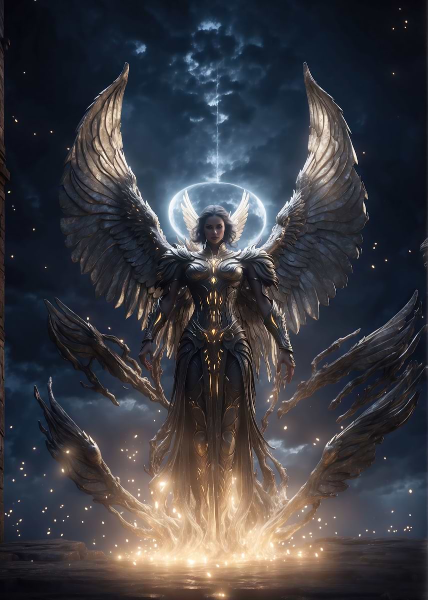 'Galaxy protector' Poster, picture, metal print, paint by Below Horizon ...