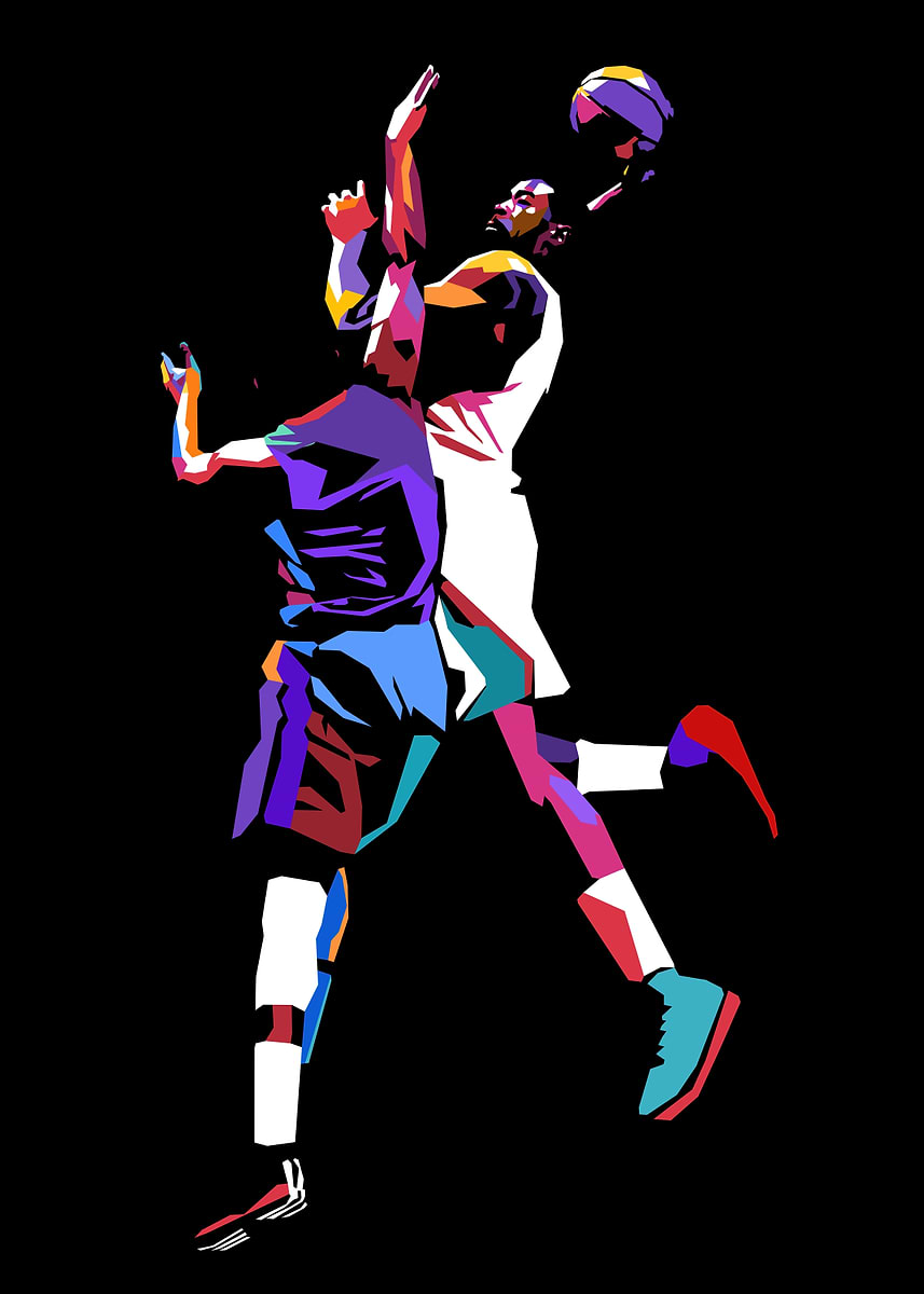 'Duel pop art' Poster, picture, metal print, paint by Ro | Displate