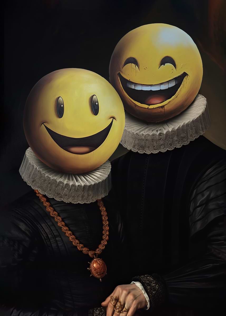 'The Smilers' Poster, picture, metal print, paint by Goldenplanetprints ...