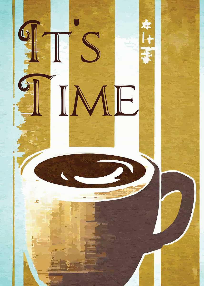 'Coffee Time' Poster, picture, metal print, paint by Fireabend Designs ...