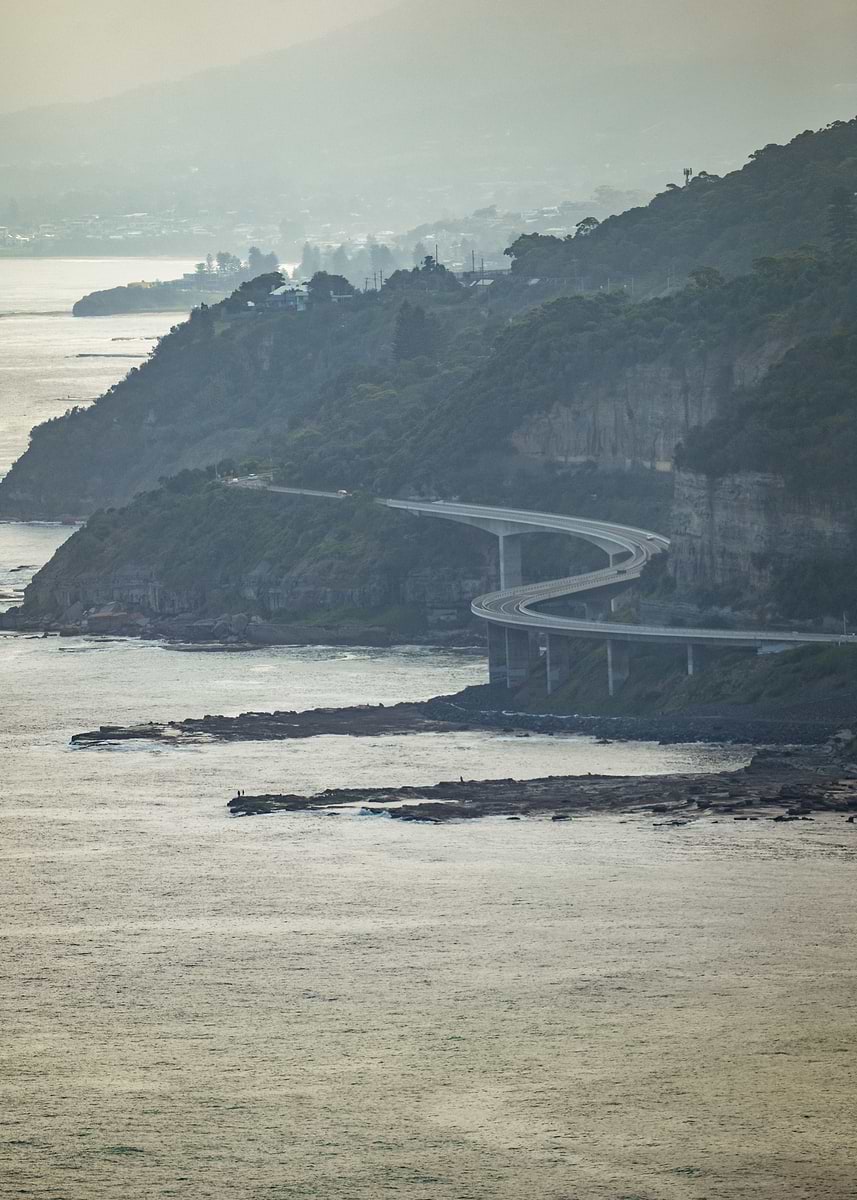 'Sea Cliff Bridge' Poster, picture, metal print, paint by Done4 Today ...