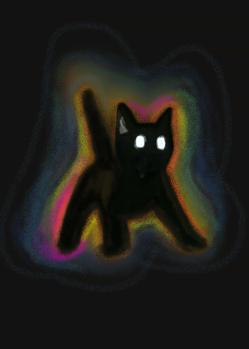 'radioactive cat ' Poster, picture, metal print, paint by wine age ...