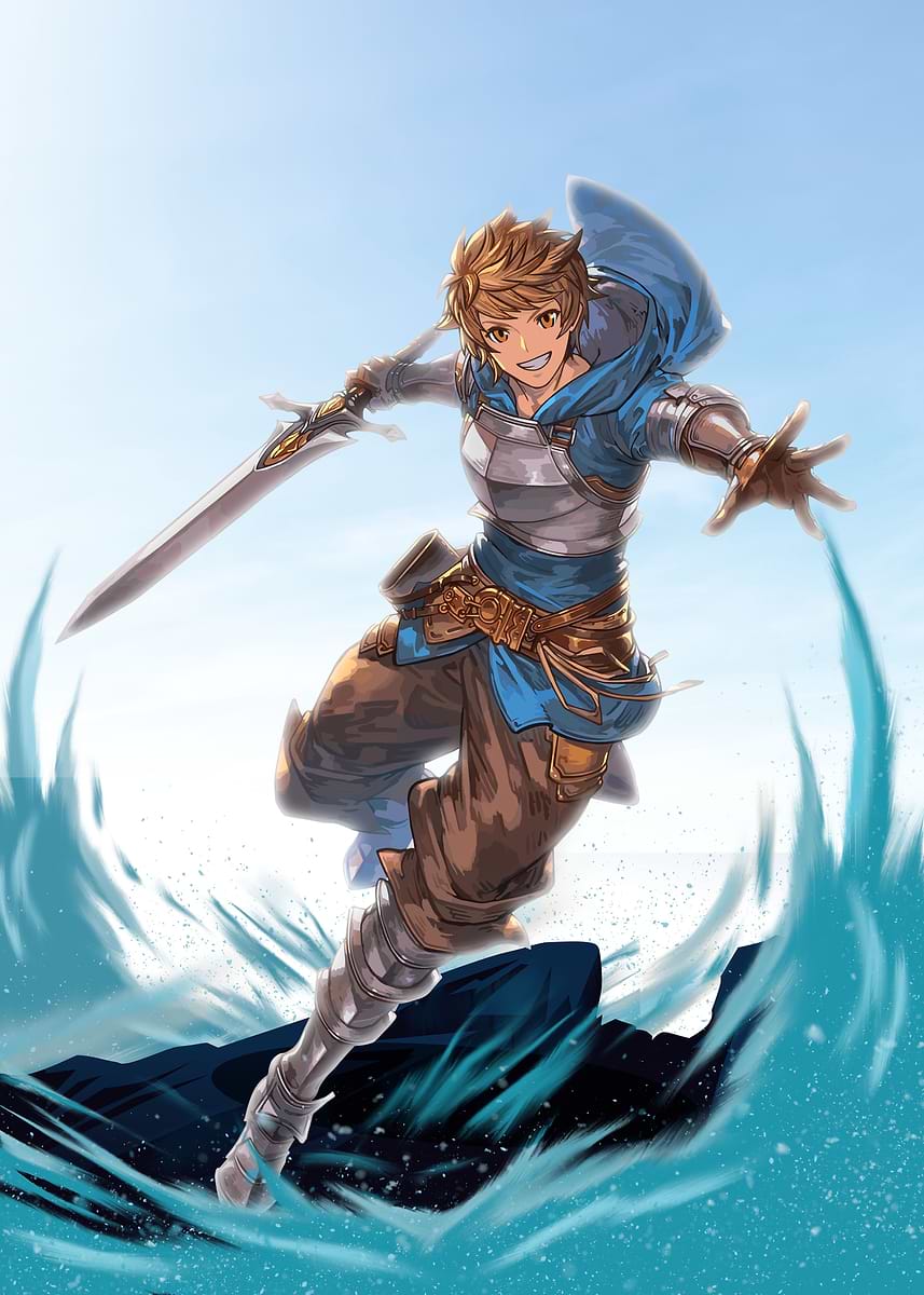 'granblue fantasy' Poster, picture, metal print, paint by misbah dinara ...