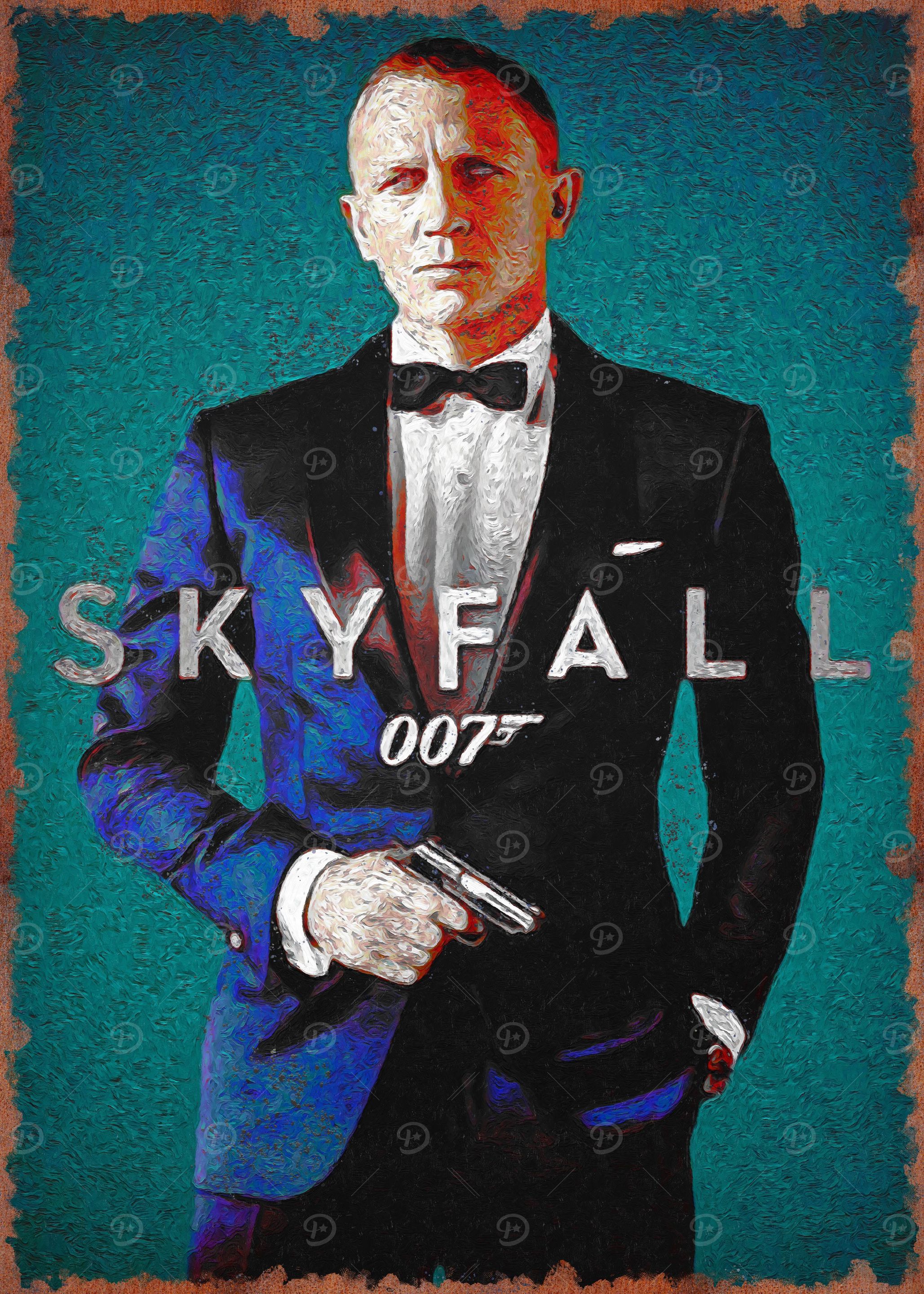 'skyfall' Poster, picture, metal print, paint by Top Collection Metalic ...