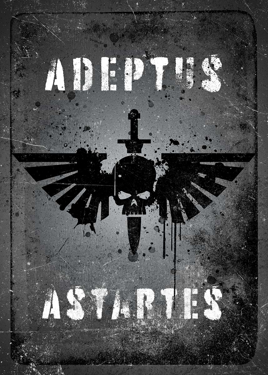 'Adeptus Astartes Emblem' Poster, picture, metal print, paint by ...