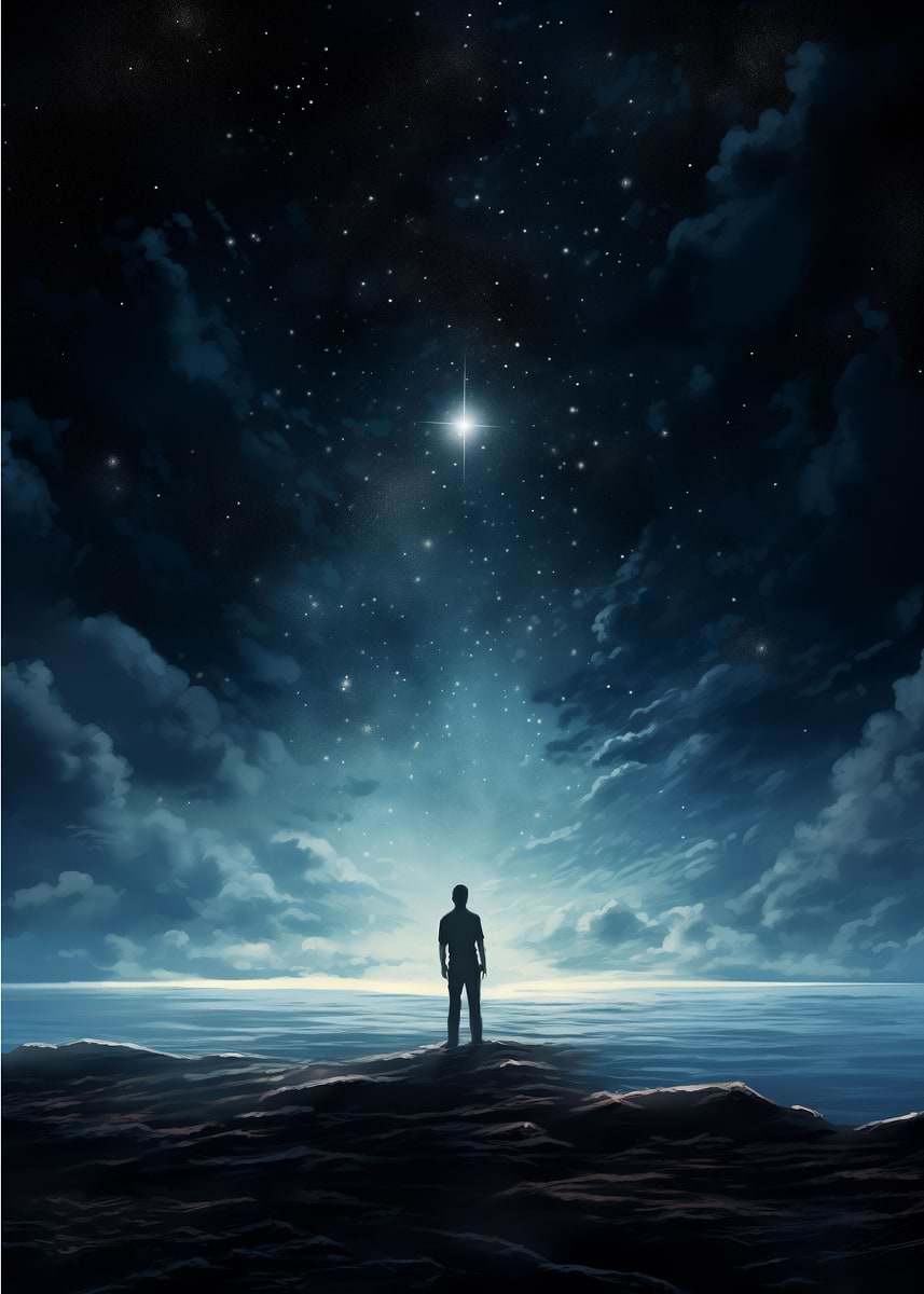 'Dreams at Night' Poster, picture, metal print, paint by Hristiyana ...