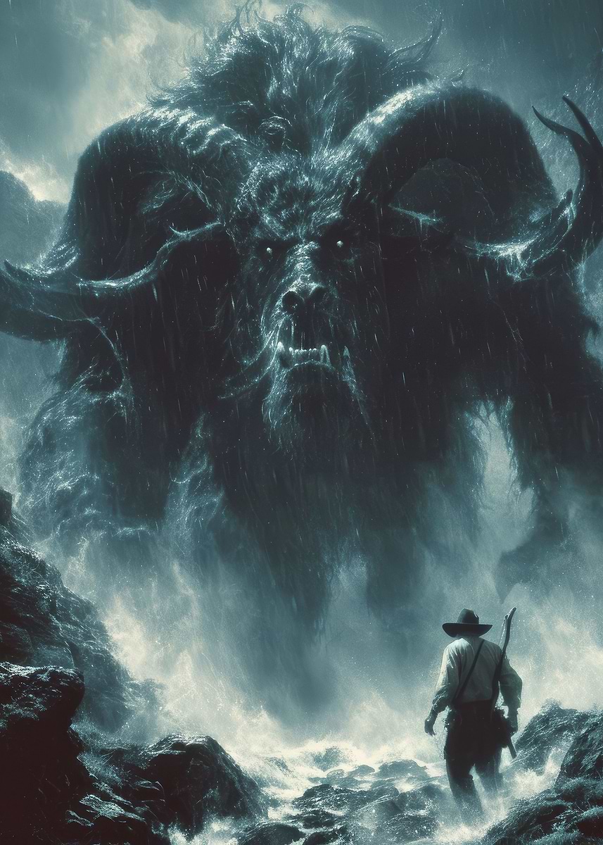 'Demonic Monster' Poster, picture, metal print, paint by GLITCHED ART ...