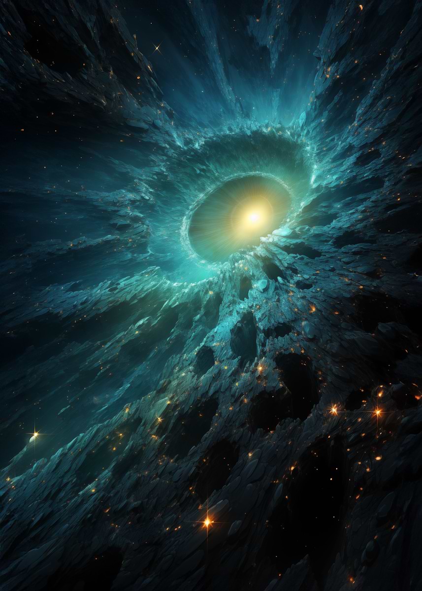 'Early Universe' Poster, picture, metal print, paint by Nite Traveler ...
