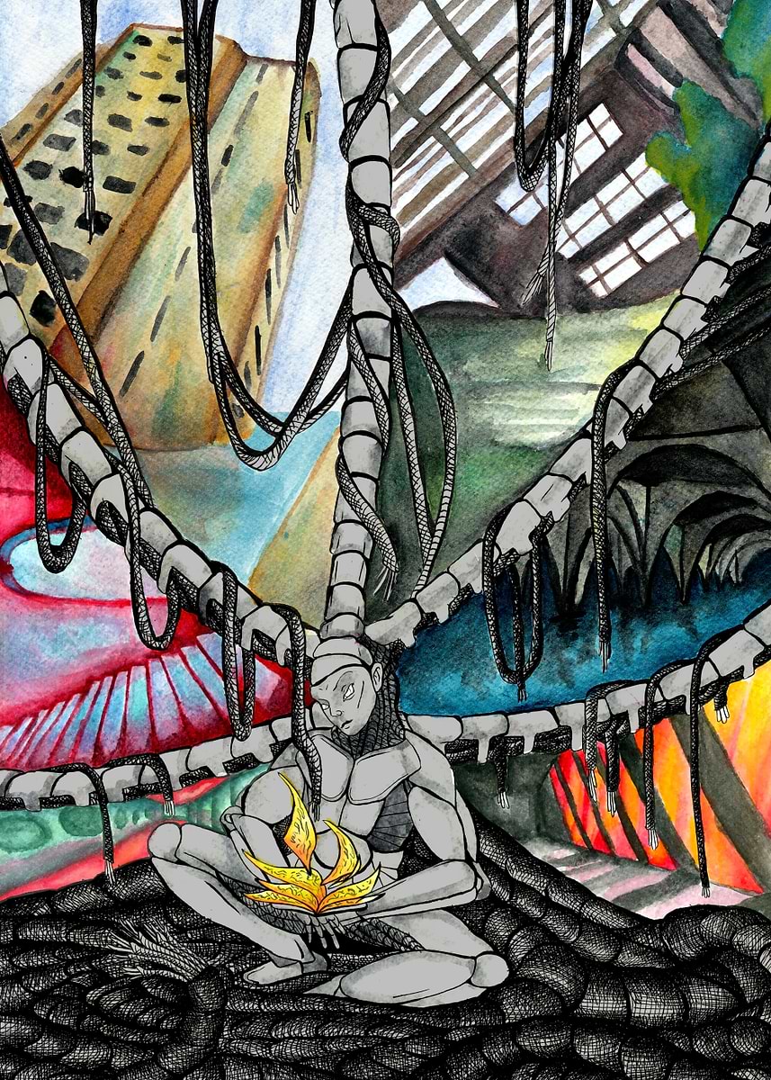 'Dreaming Liminal Spaces' Poster, picture, metal print, paint by Danail ...