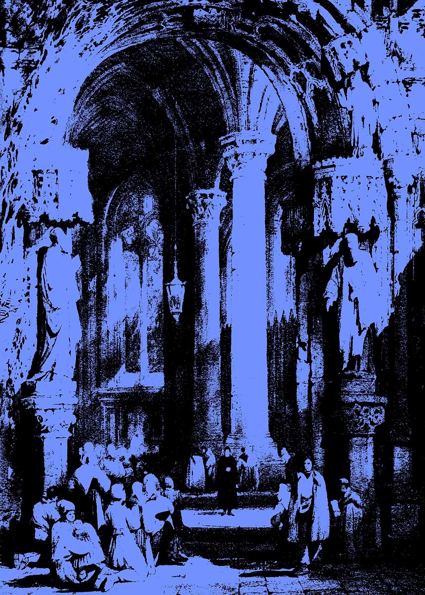 'Stone Veil' Poster, picture, metal print, paint by EPeacockVFX | Displate