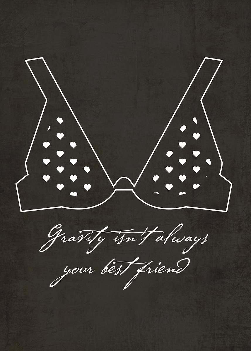 'Delicate Bra' Poster, picture, metal print, paint by Cat Coconut ...