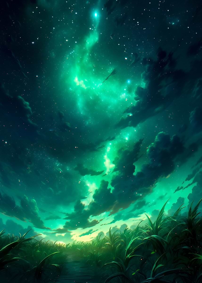 'Ethereal Dusk' Poster, picture, metal print, paint by The creative Hub ...