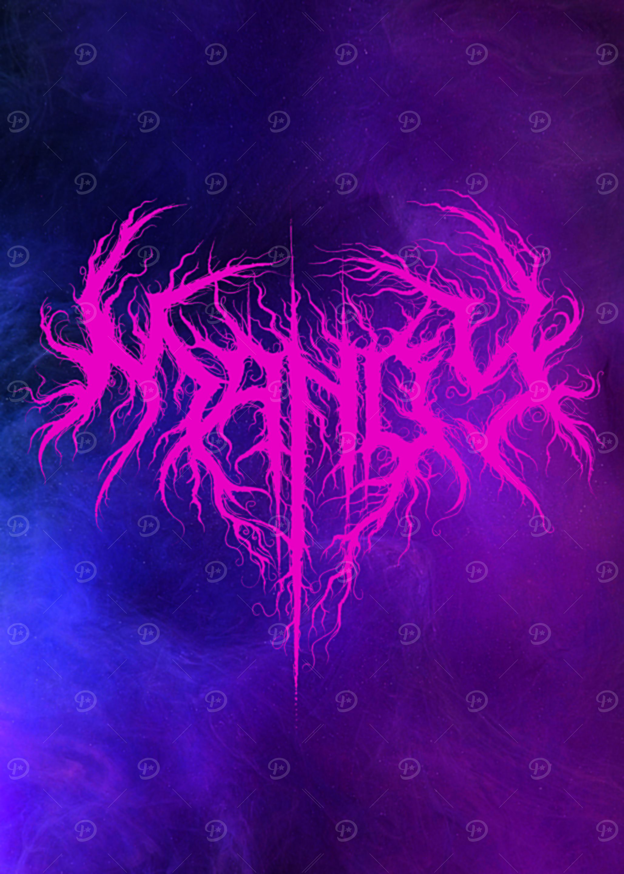 'Mandy Logo Neon' Poster, picture, metal print, paint by Mandy-film ...