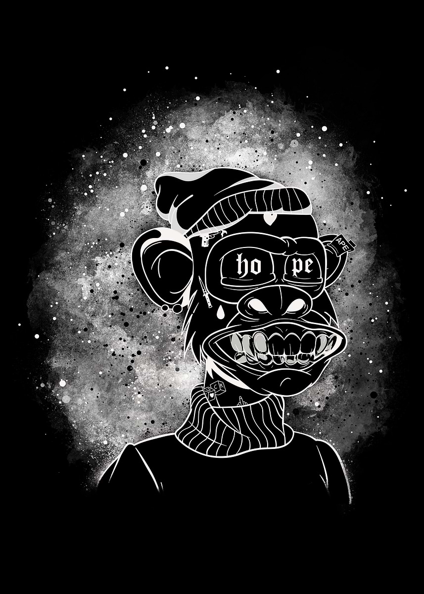 'BAYC' Poster, picture, metal print, paint by fay list.art | Displate