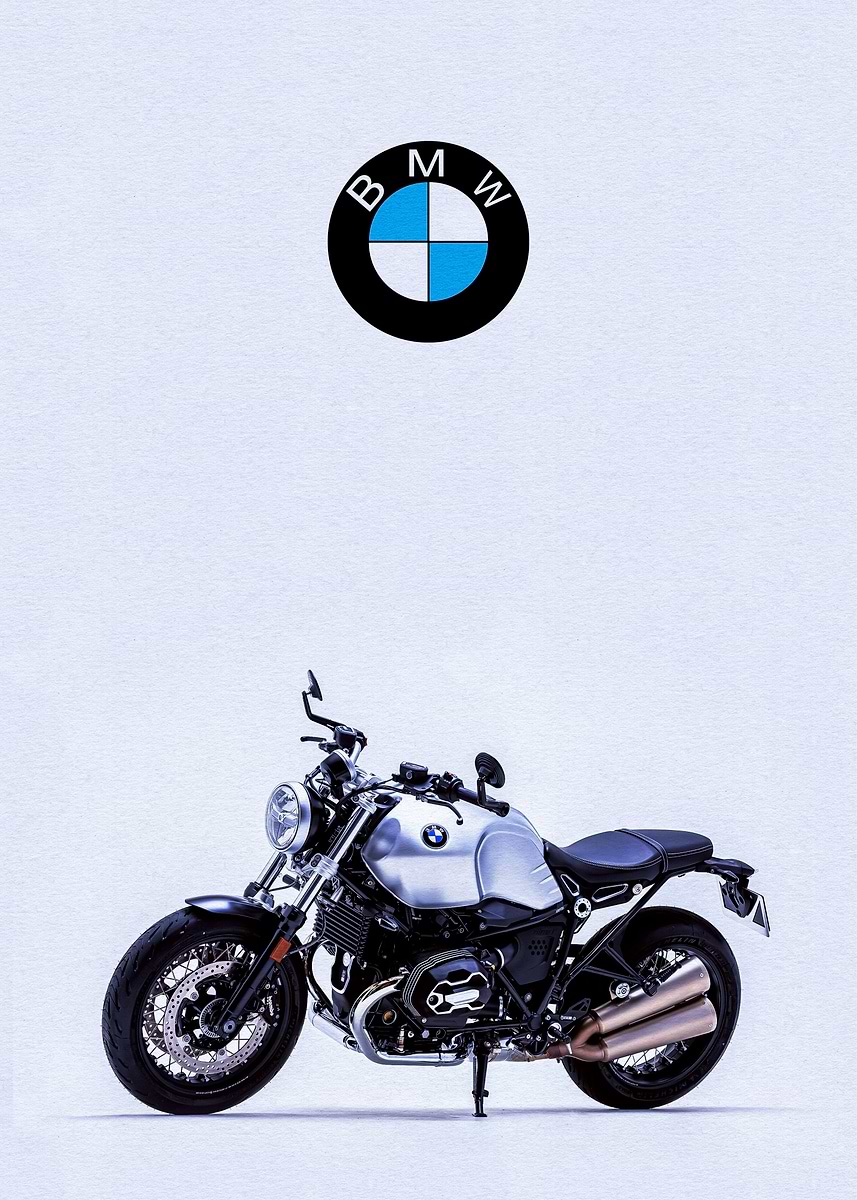 'BMW R nineT ' Poster, picture, metal print, paint by Lee Rocks | Displate