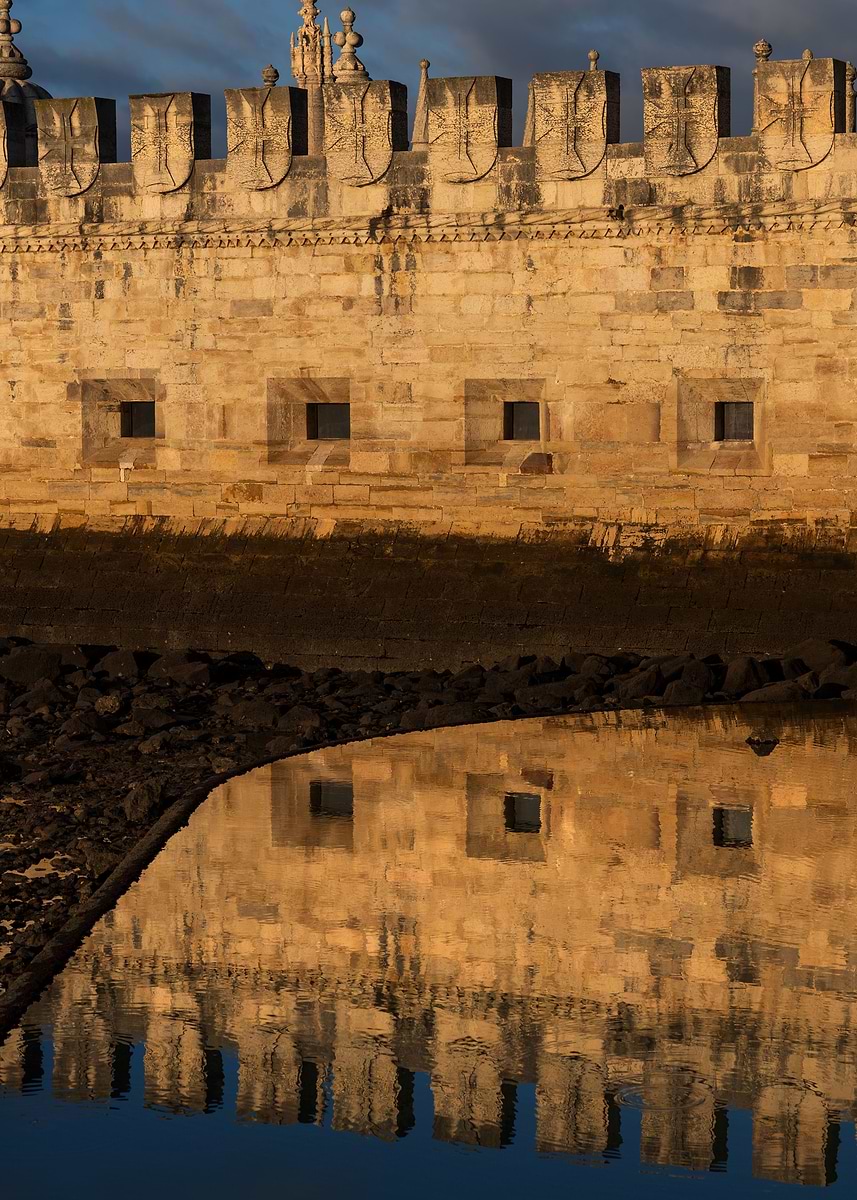 'Belem Tower Wall' Poster, picture, metal print, paint by Socratubik ...