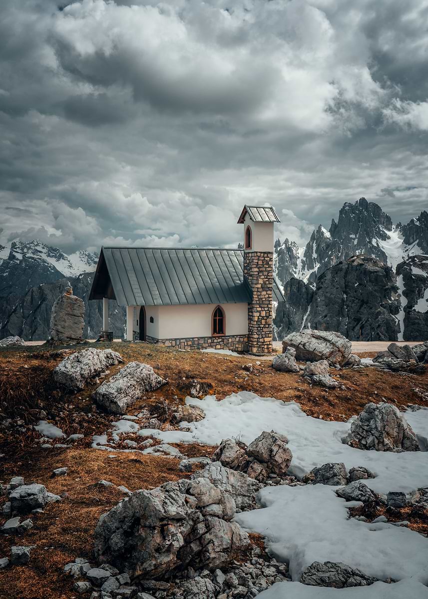 'Little chapel' Poster, picture, metal print, paint by Stefan Becker ...