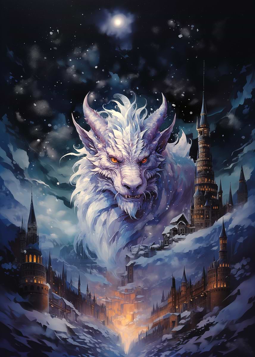 'Magical Dragon' Poster, picture, metal print, paint by Avalon Atelier ...